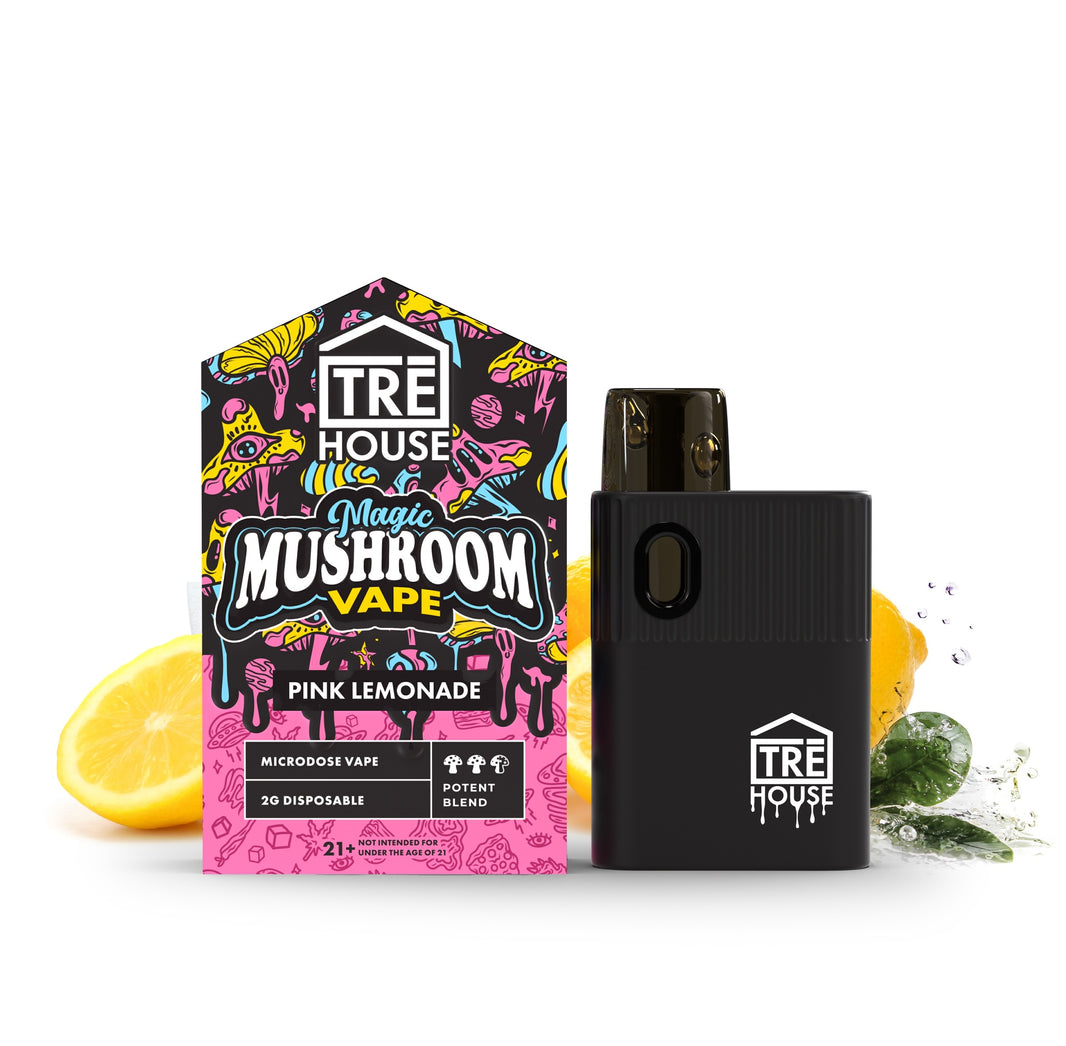 Tre House Vape Magic Mushrooms Pink Lemonade